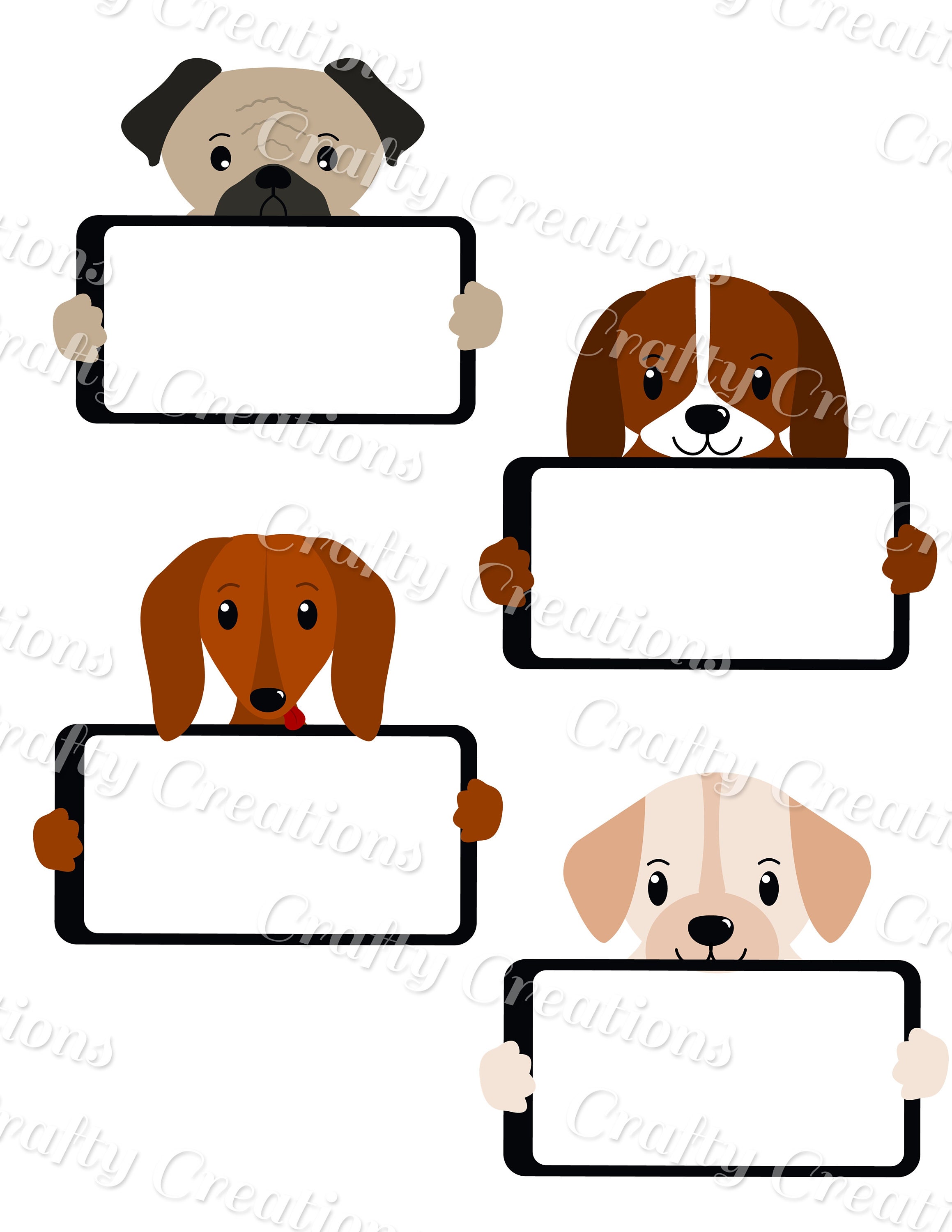 Printable Kid's Cat & Dog Labels - Etsy