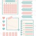Printable Pastel Planner Stickers - Etsy