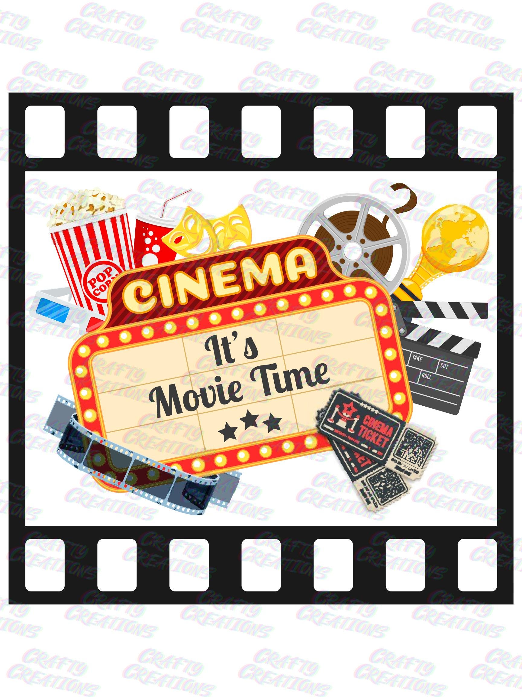 Dramatic Play 'MOVIE NIGHT' Printables - Etsy