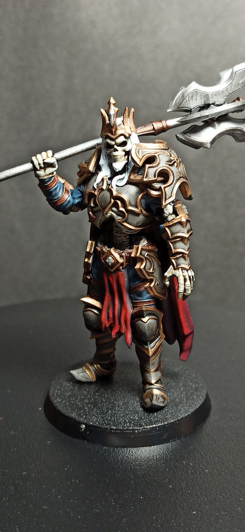 Miniature Hand-painted King Leoric the Skeleton King 3d - Etsy