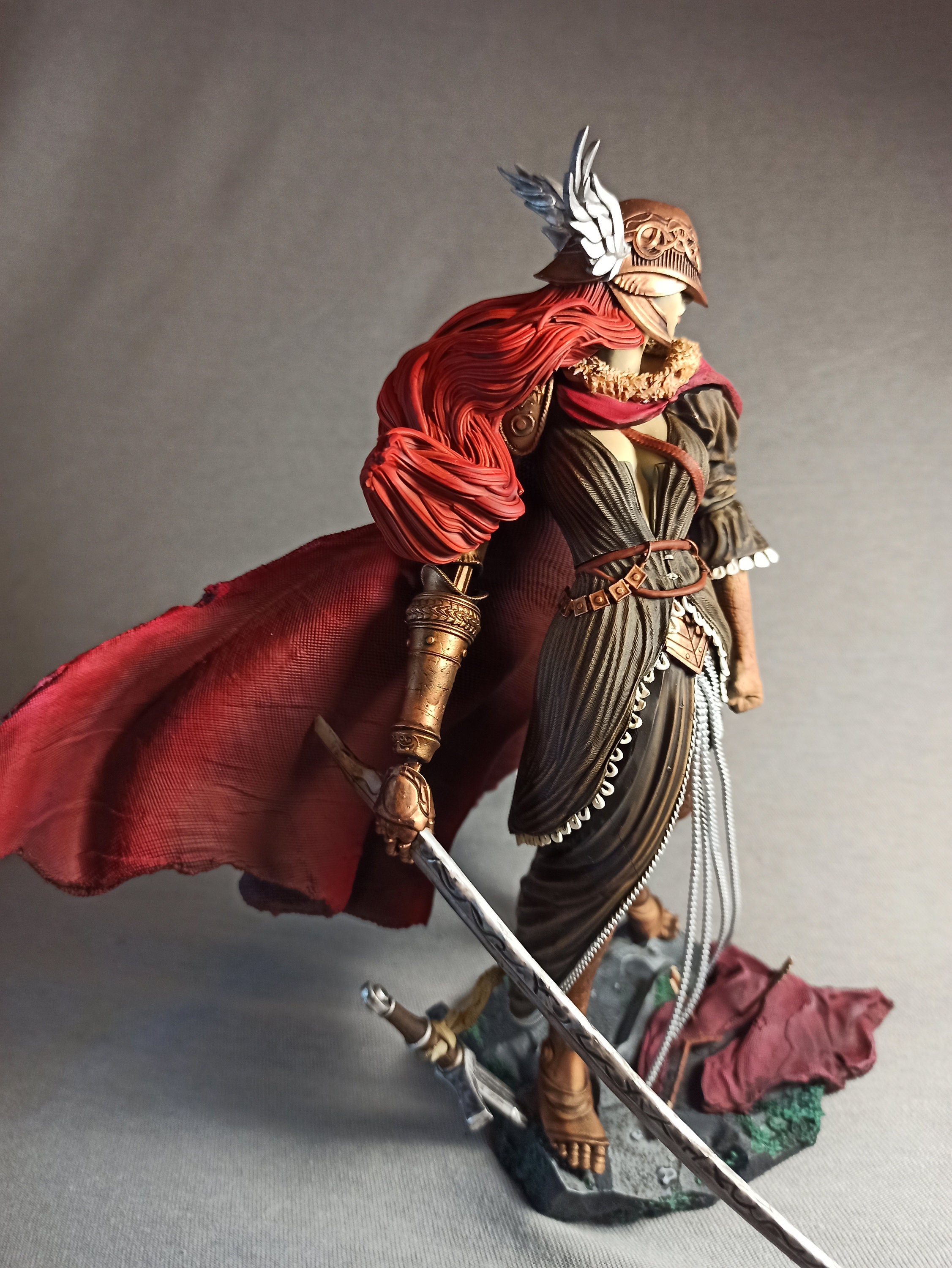 Malenia Painted Miniature Elden Ring 3d Print 24cm High Hand Painted ...