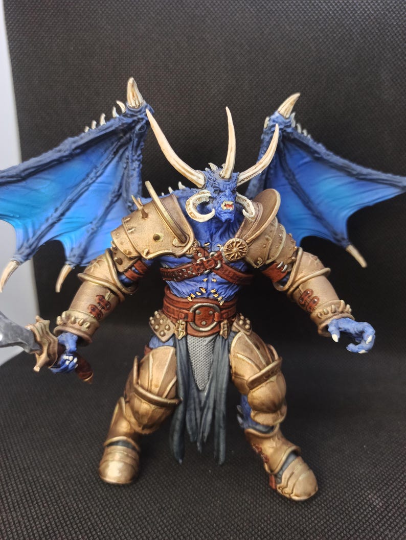 Izual the Betrayer Diablo Miniature Hand Painted 3d Print 14cm High - Etsy