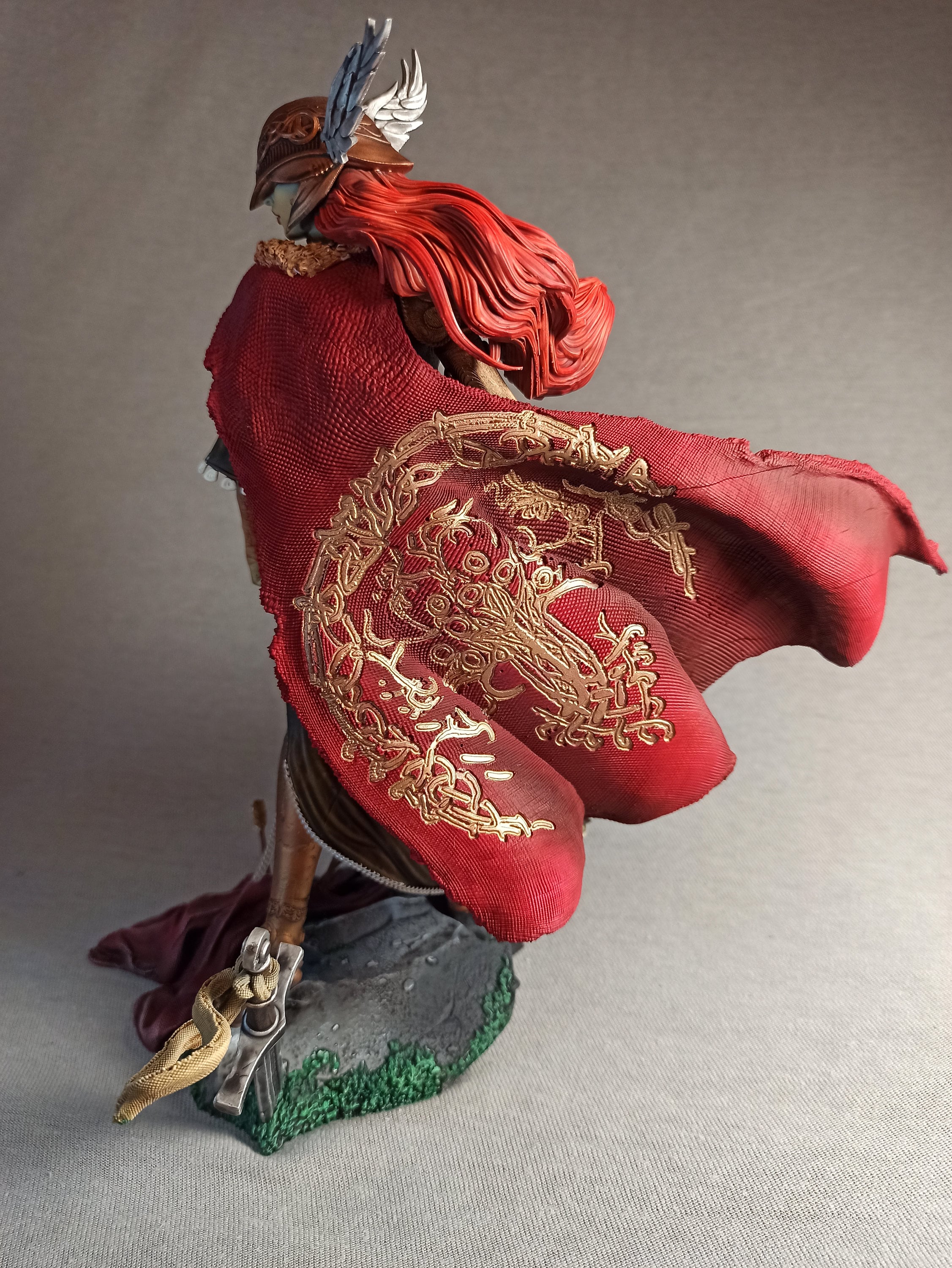 Malenia Painted Miniature Elden Ring 3d Print 24cm High Hand Painted ...