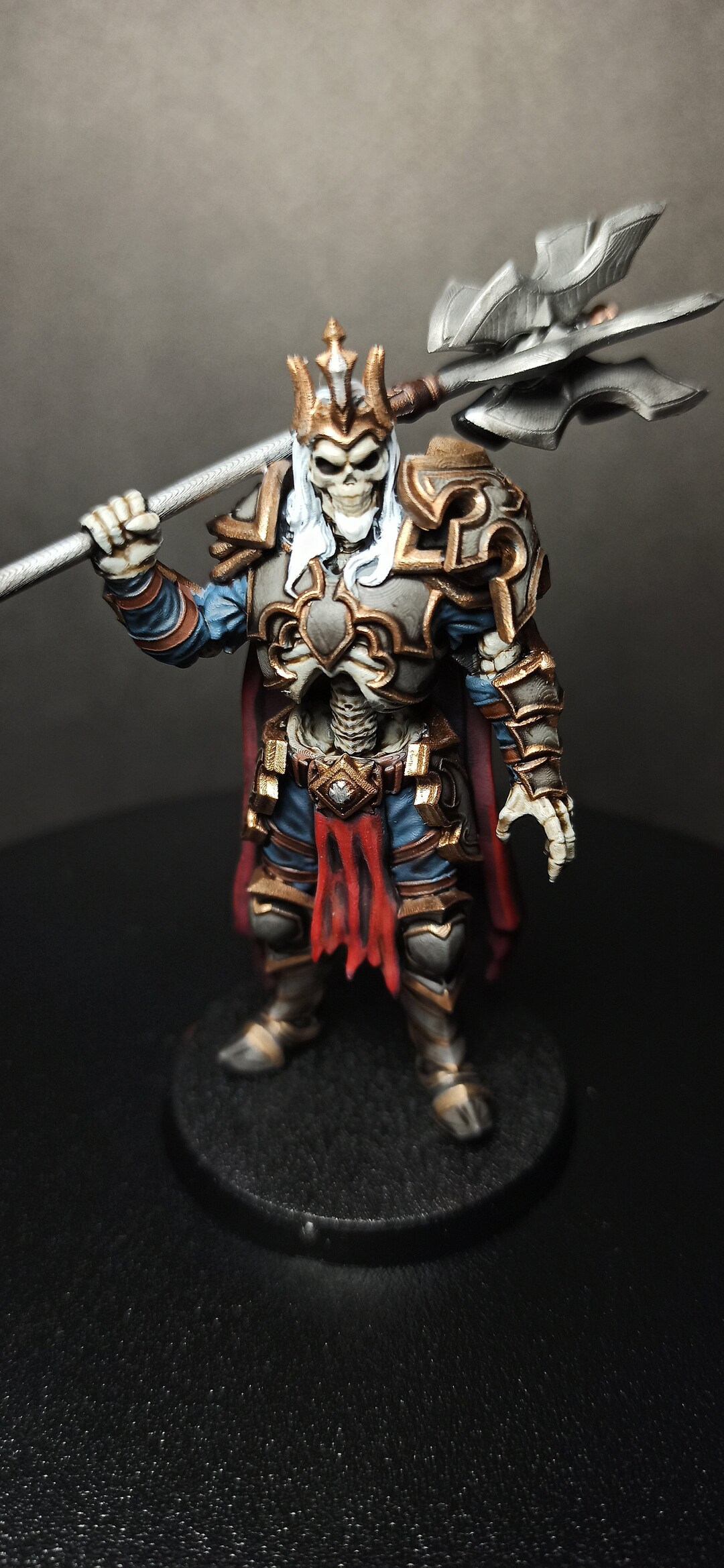 Miniature Hand-painted King Leoric the Skeleton King 3d - Etsy
