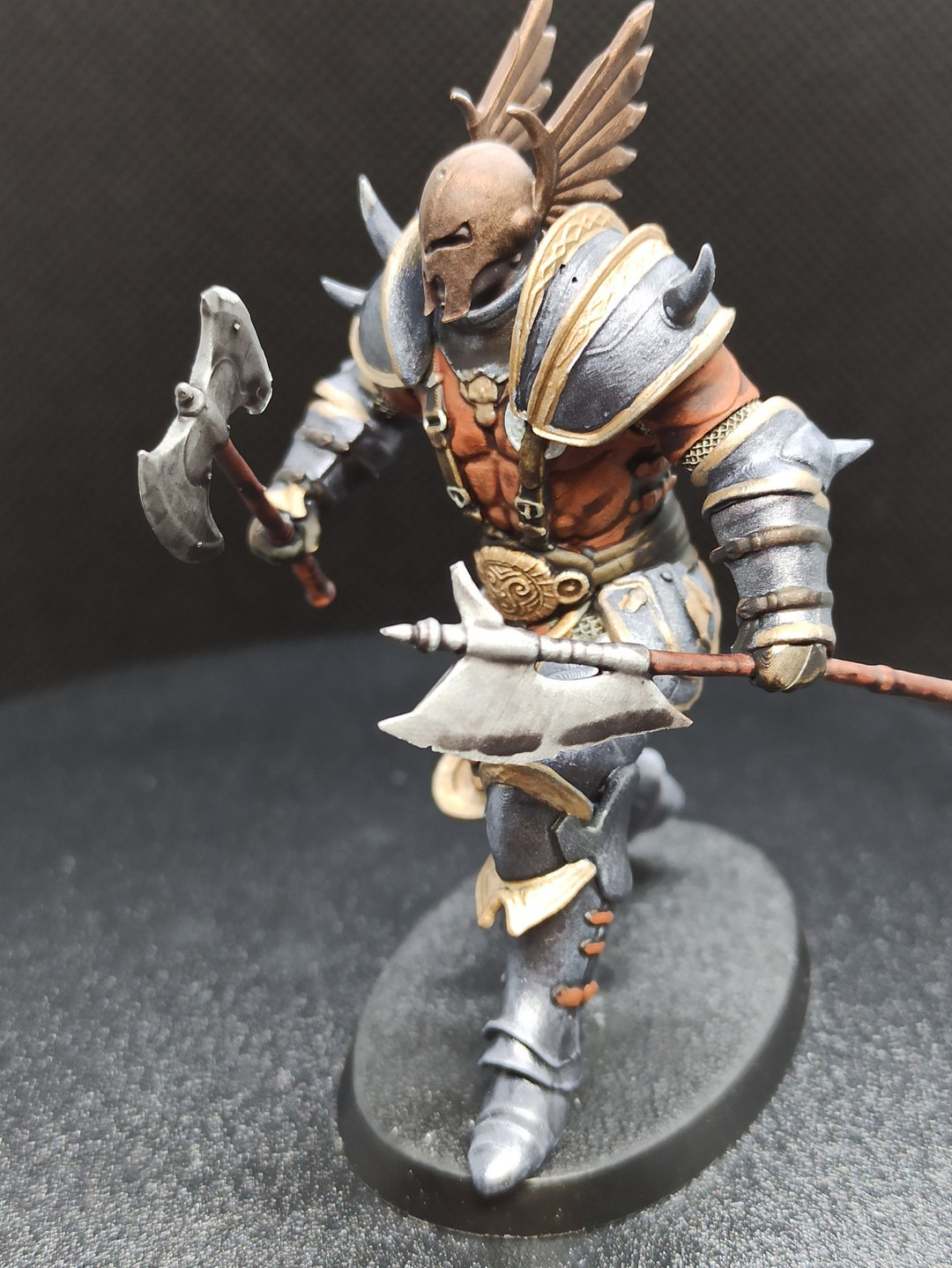 Barbarian Miniature Hand Painted Diablo 2 Inspired 3d Print Resin 17cm ...