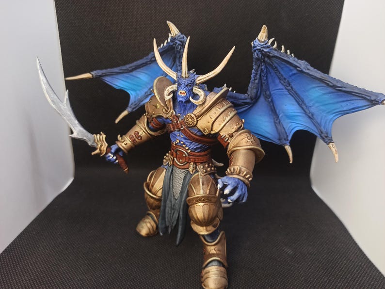 Izual the Betrayer Diablo Miniature Hand Painted 3d Print 14cm High - Etsy