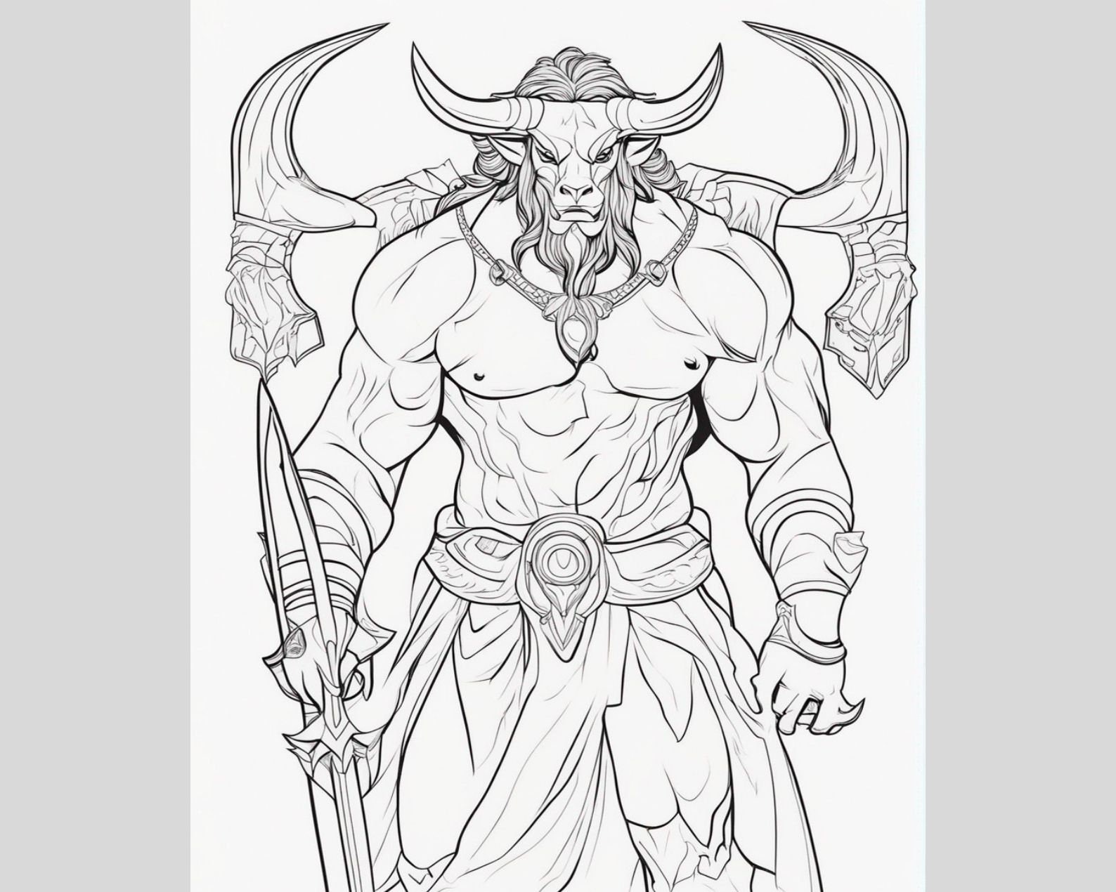 500 Demon Coloring Pages Creepy Monsters Coloring Book Horror Fantasy ...