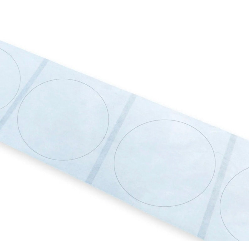 45mm Round Clear Transparent Labels 2000 Roll Stickers Seals - Etsy