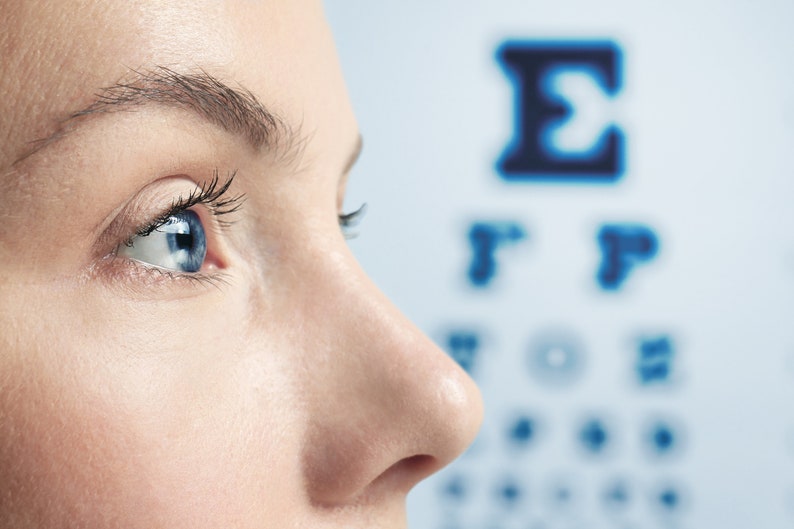 CUSTOM Eye Test Chart Set Vector. Vision Test. Optical Exam. Healthy ...