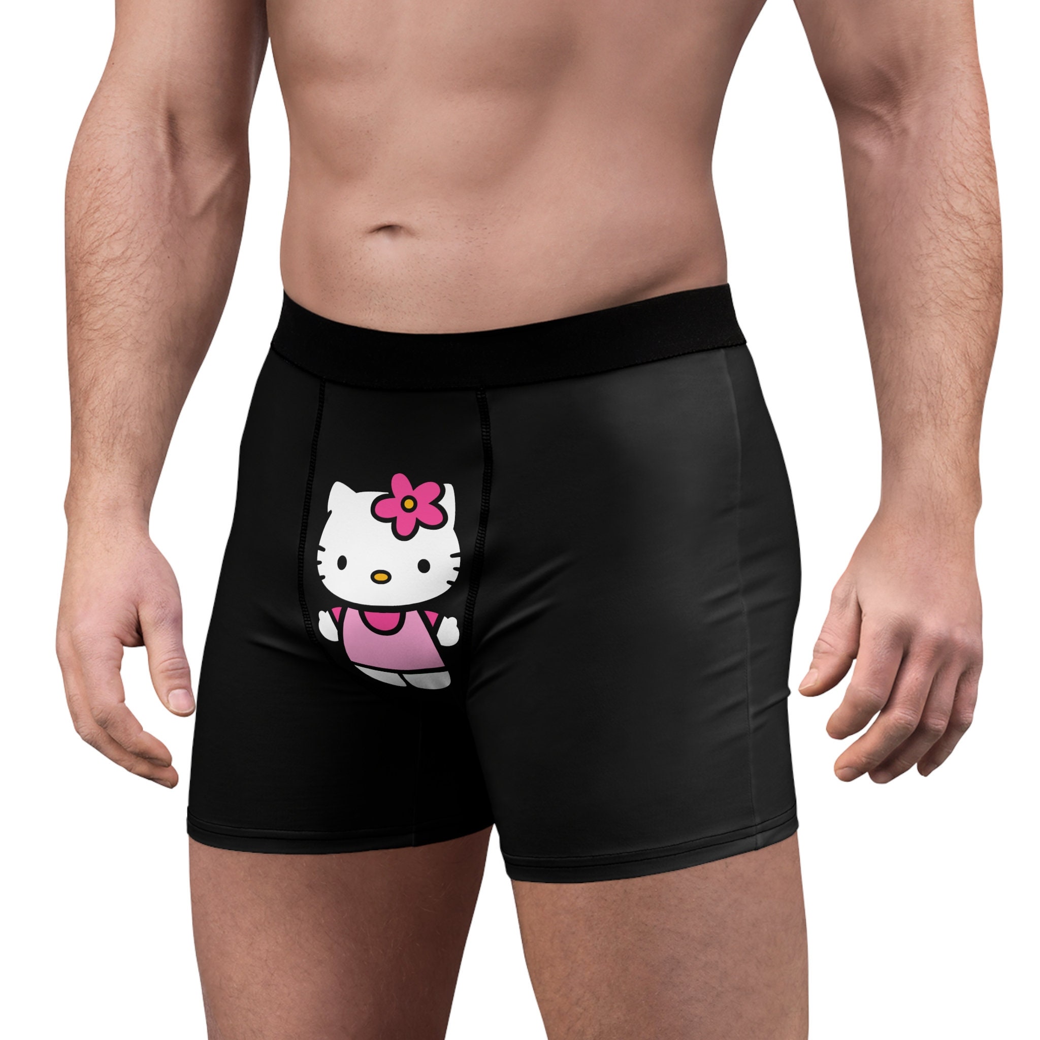 Cute Hello Kitty Boxers for Men AOP Ben's Underwear - Etsy