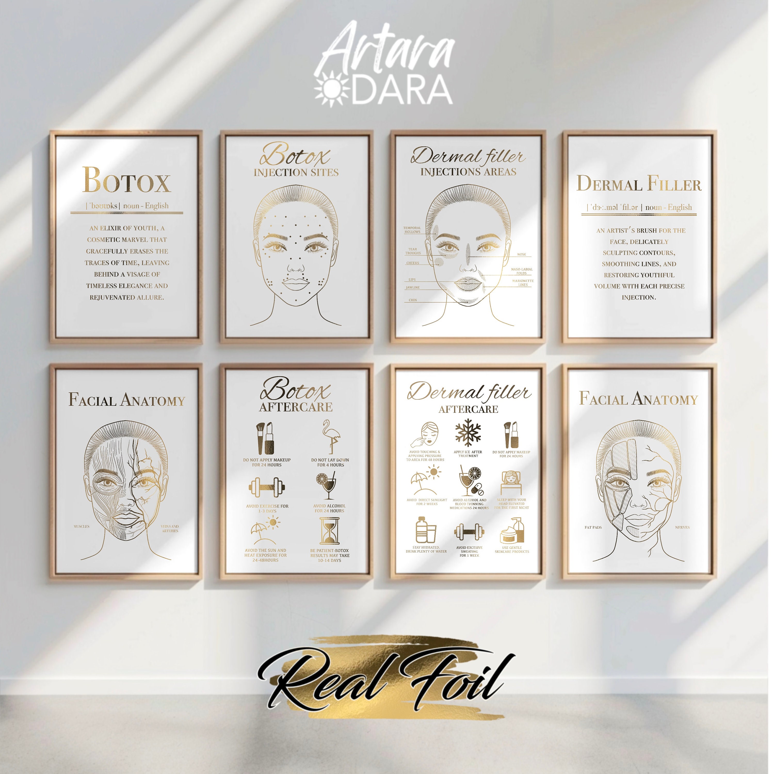 Beauty Injection Art, Botox Aftercare, Filler Aftercare, Real Foil Pint ...