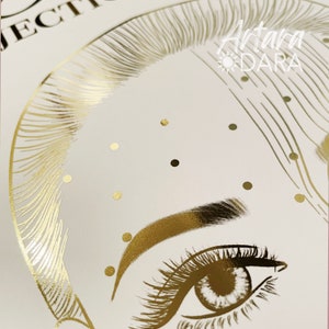 Set 2 Botox Poster, Real Foil Print, Botox Aftercare Art, Botox ...