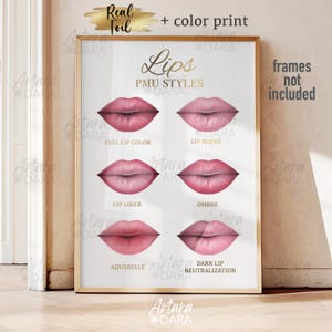 PMU Posters, Pmu Styles, Real Foil Print, Permanent Makeup, Brow Pmu ...