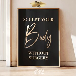 Body Sculpting Art, Real Foil Print, Body Quotes, Body Contouring, Body ...