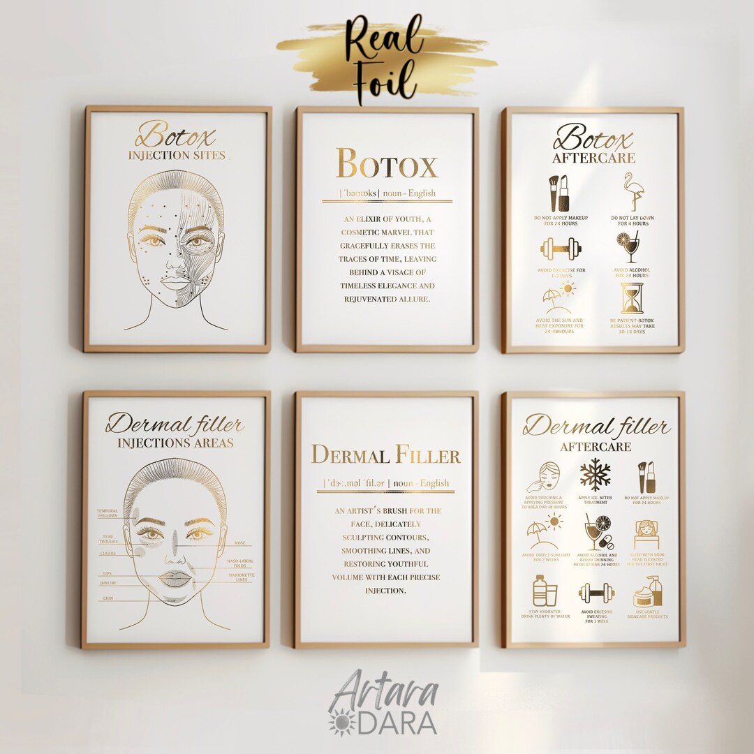 Botox Aftercare, Beauty Salon Decor, Filler Aftercare, Esthetician ...