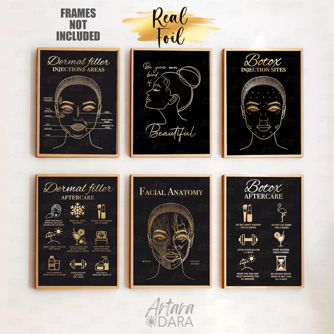 Beauty Injection Art, Botox Aftercare, Filler Aftercare, Real Foil ...