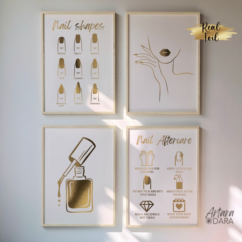 Nail Wall Art - Etsy