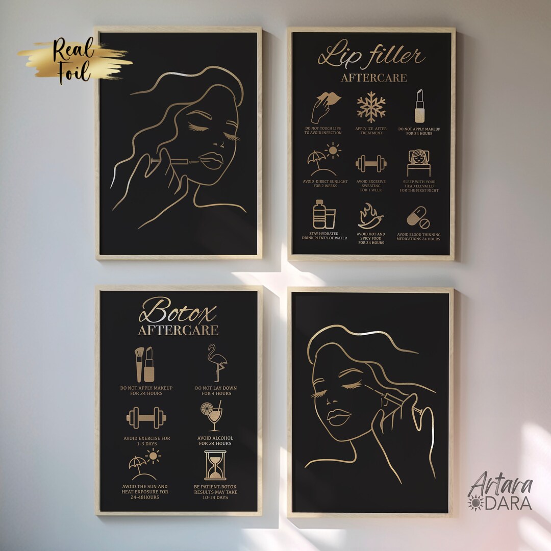 Lip Filler Aftercare, Beauty Injection Art, Golf Foil Print, Botox ...