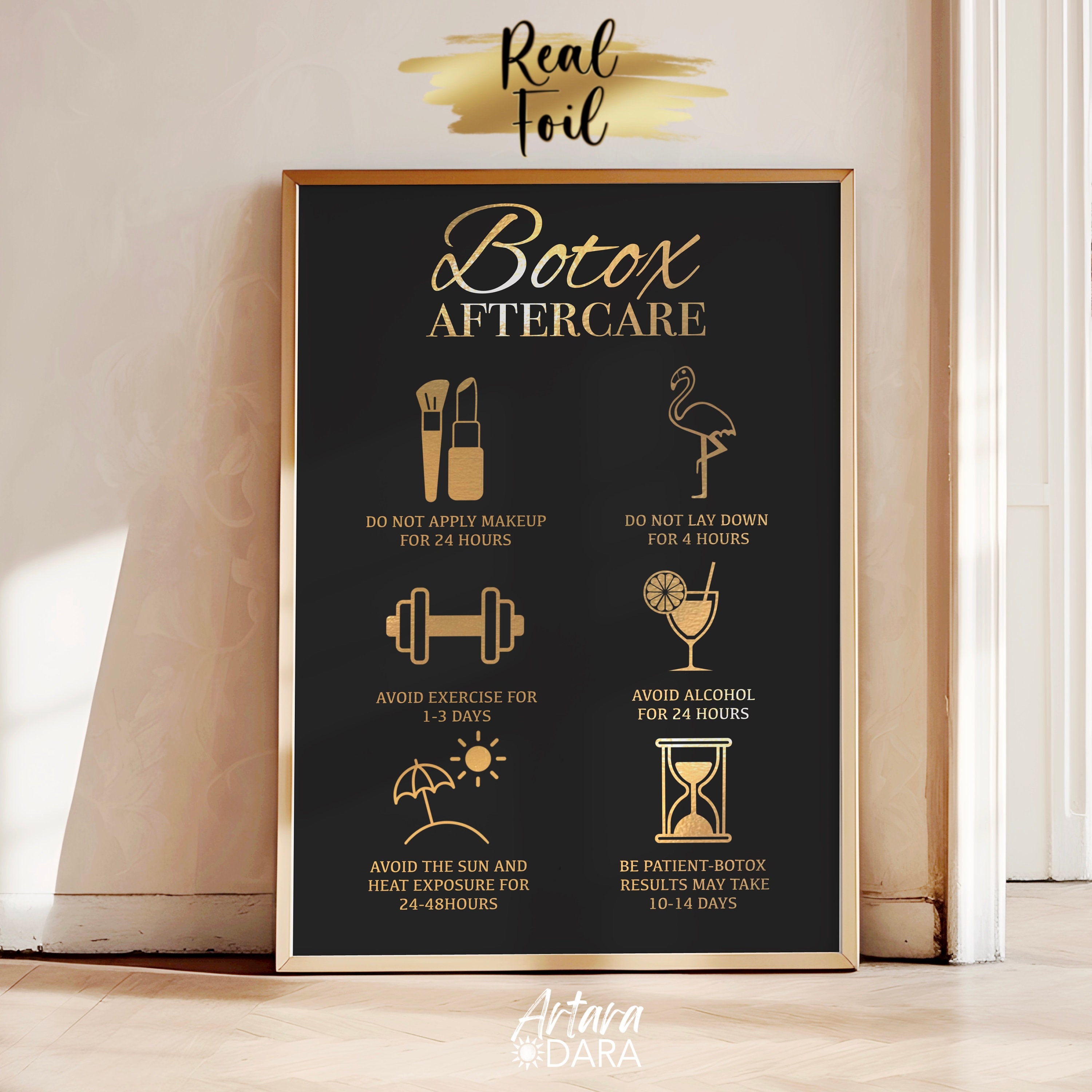 Conseils d'entretien au Botox, impression sur film véritable ...