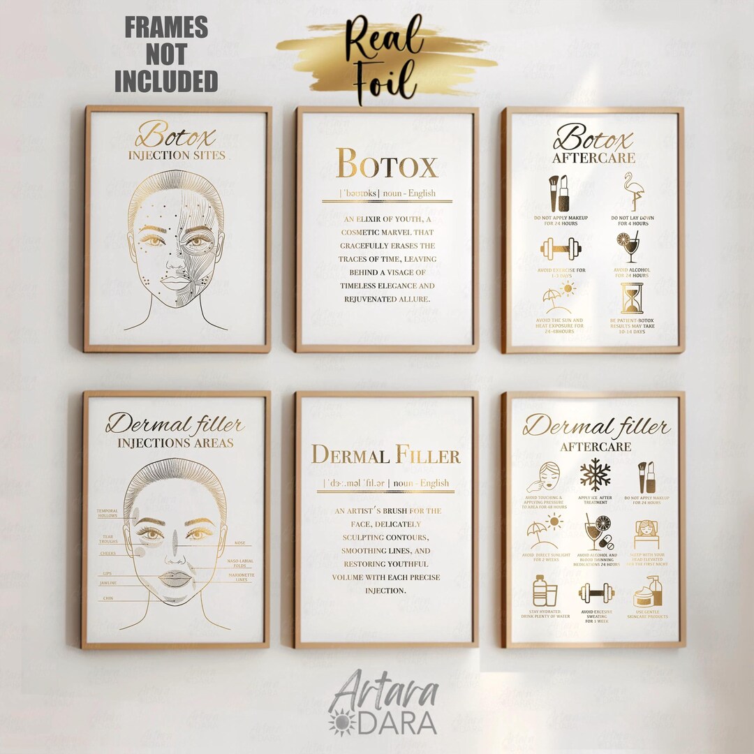 Botox Aftercare, Beauty Salon Decor, Filler Aftercare, Esthetician ...