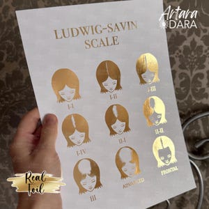 Hair Loss Scales, Real Foil Print, Hair Anatomy Art, Hair Growth Cycle ...