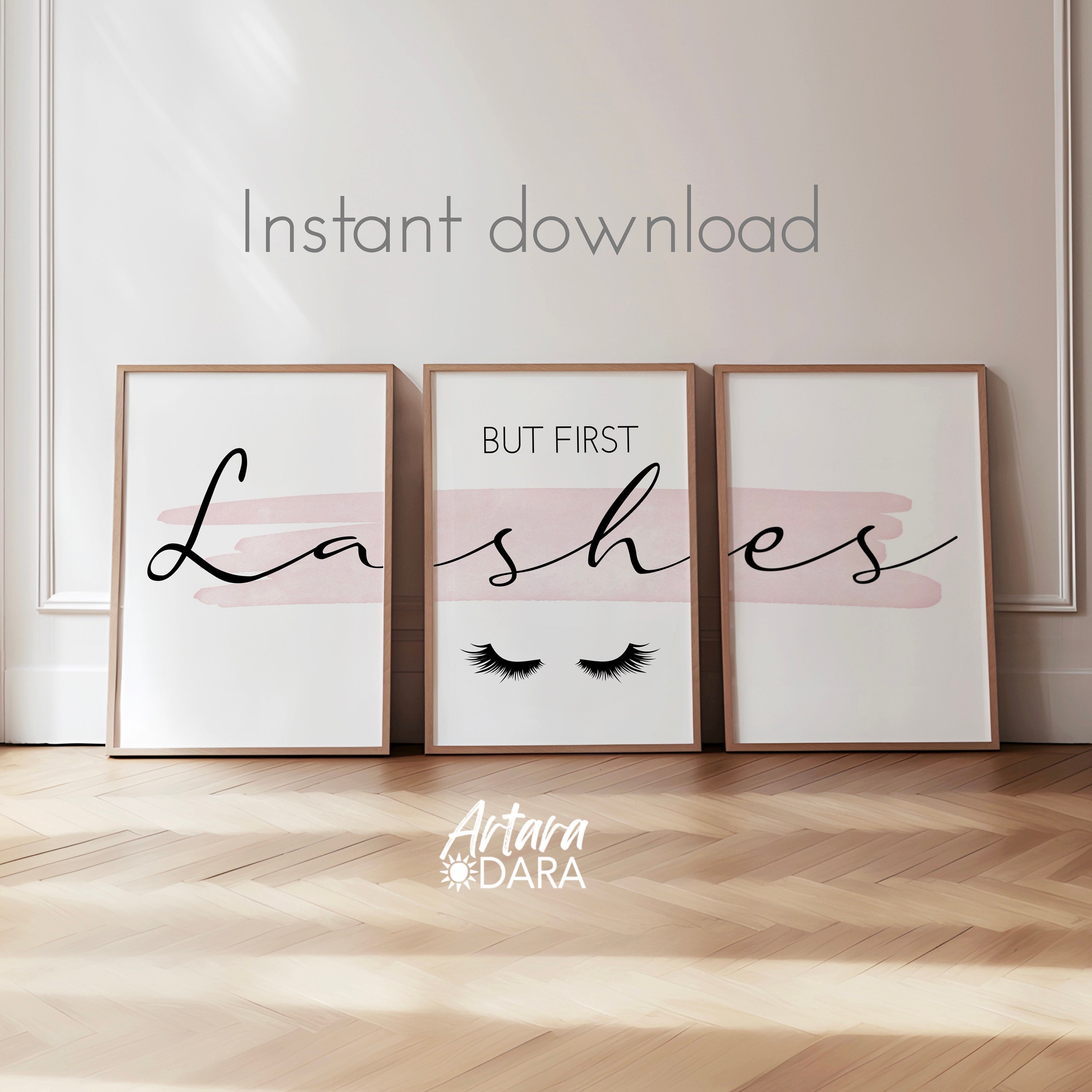 Lashes Salon Decor, Lash Tech Poster, Lash Quotes, Beauty Salon Decor ...