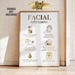 Facial Anatomy Art, Real Foil Print, Beauty Salon Decor, Aesthetic ...