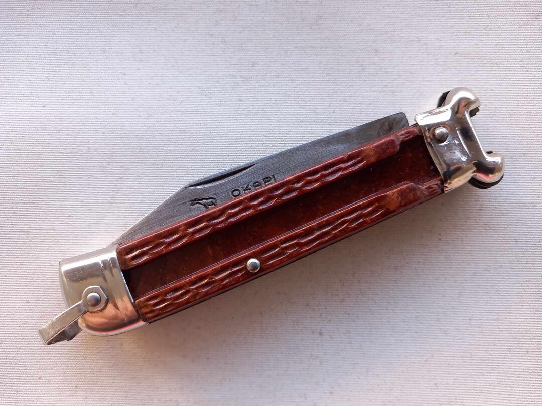 Okapi W. Germany Folding Pocket Knife ,vintage Okapi Pocket Knife ...