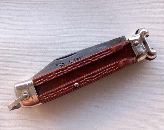 Okapi W. Germany Folding Pocket Knife ,vintage Okapi Pocket Knife ...