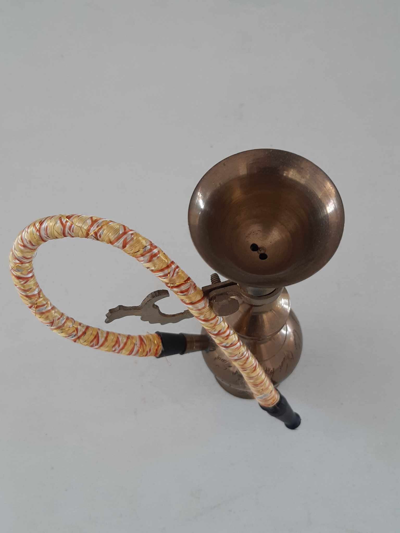 Hookah Miniature Brass Smoking Pipe ,decor Small Brass Narghile Smoking ...