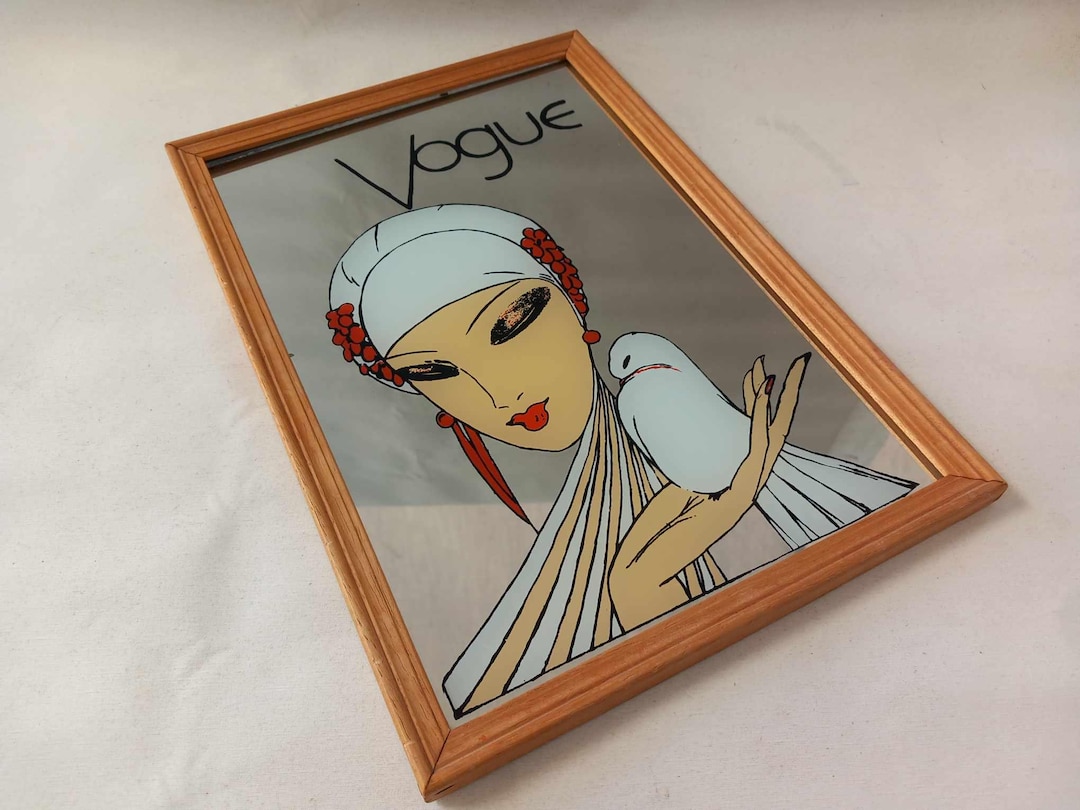 Vogue Mirror ,depicted Vogue Magazine Art Cover December 1925 ,vogue ...