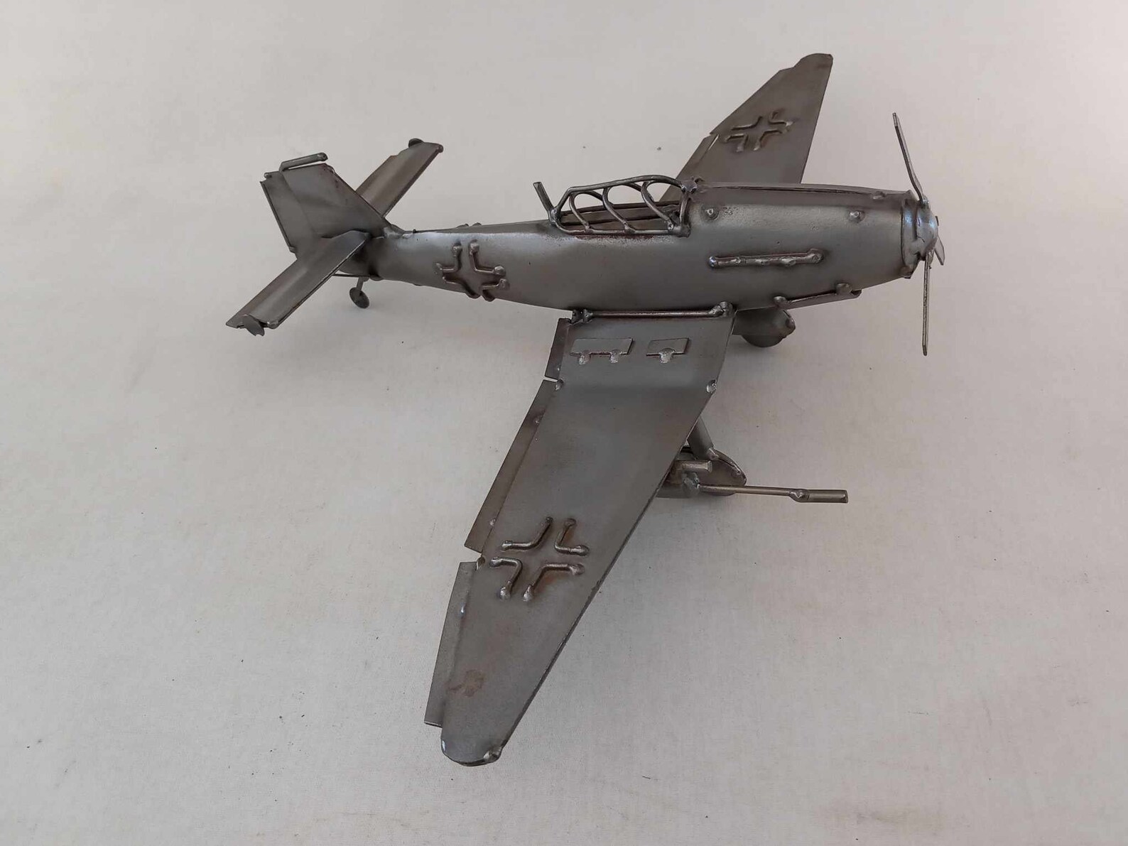 Scrap Metal Art Stuka ,welded Metal Art Sculpure Ju 87 ,metal Art ...