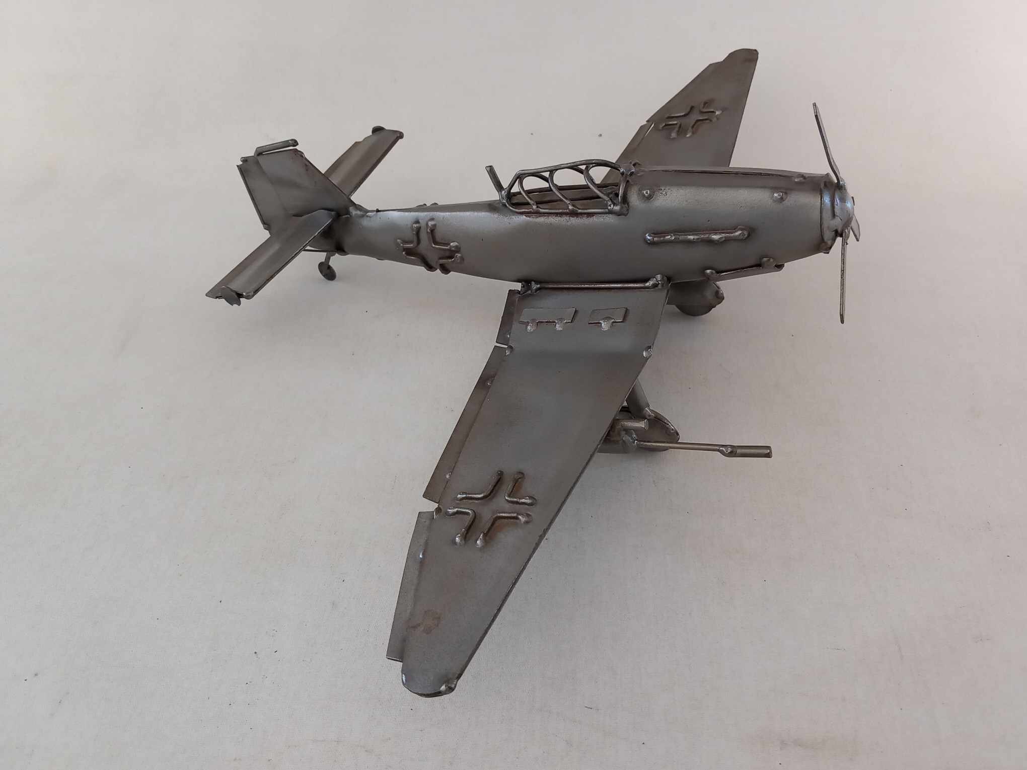 Scrap Metal Art Stuka ,welded Metal Art Sculpure Ju 87 ,metal Art ...