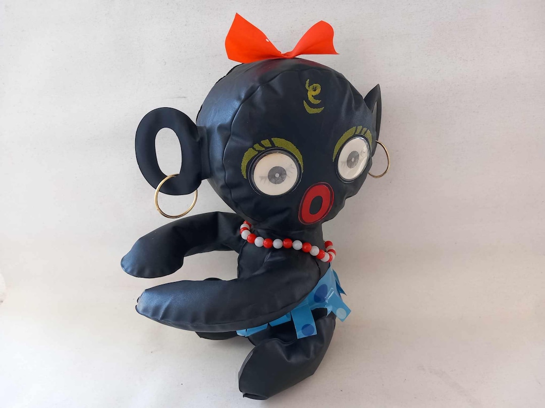 Dakko Chan Doll ,1960s Dakko Chan Winky Blinky Black Doll ,vintage ...
