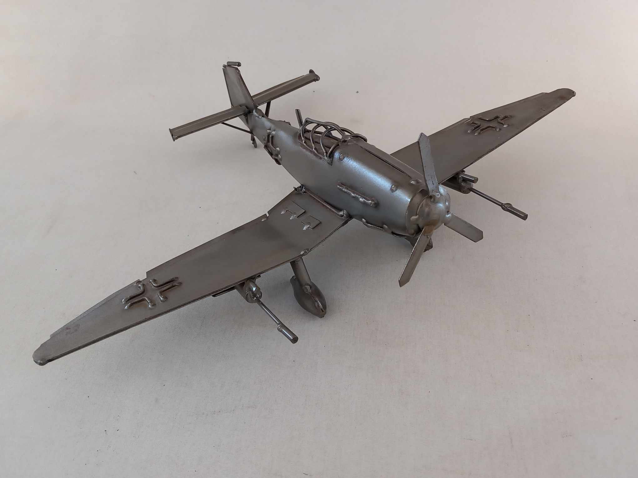 Scrap Metal Art Stuka ,welded Metal Art Sculpure Ju 87 ,metal Art ...