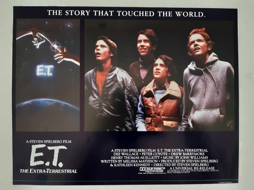 E.T. the Extra Terrestrial Original Film Poster vintage - Etsy
