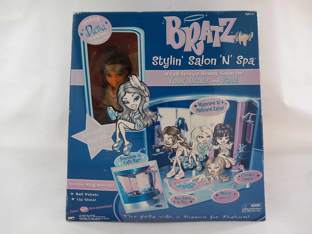 Bratz Stylin' Salon 'N' Spa Playset ,2002 MGA Exlusive DANA Doll ,vintage Sealed Boxed Bratz ...