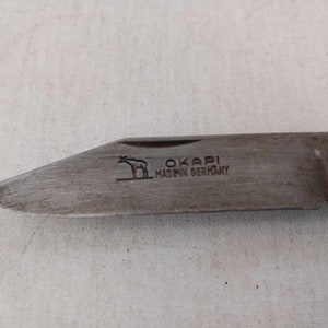 Okapi W. Germany Folding Pocket Knife ,vintage Okapi Pocket Knife ...