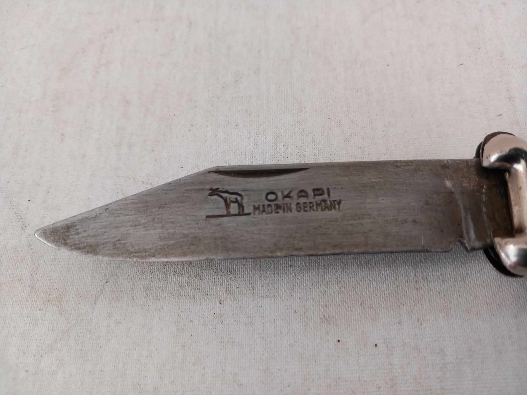 Okapi W. Germany Folding Pocket Knife ,vintage Okapi Pocket Knife ,okapi Germany Folding Knife ...