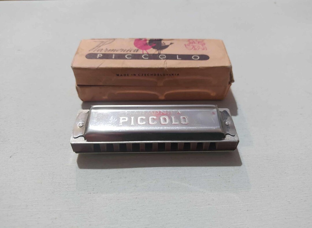 Vintage,piccolo,harmonica,musical Instruments,made in Czechoslovakia ...