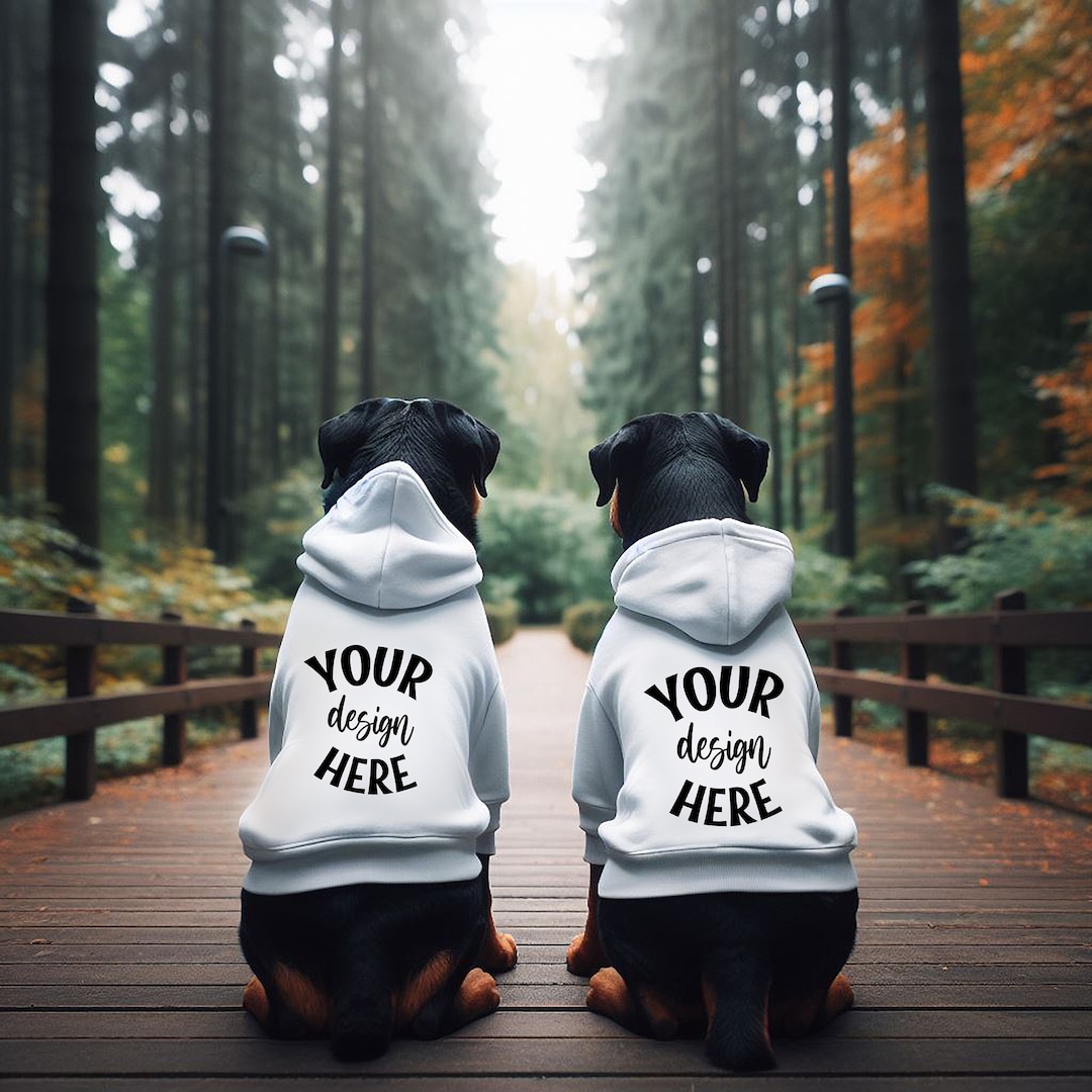 Dog Hoodie Mockup Dog Mockup Pet Hoodie Template Add Your Own Image Dog ...