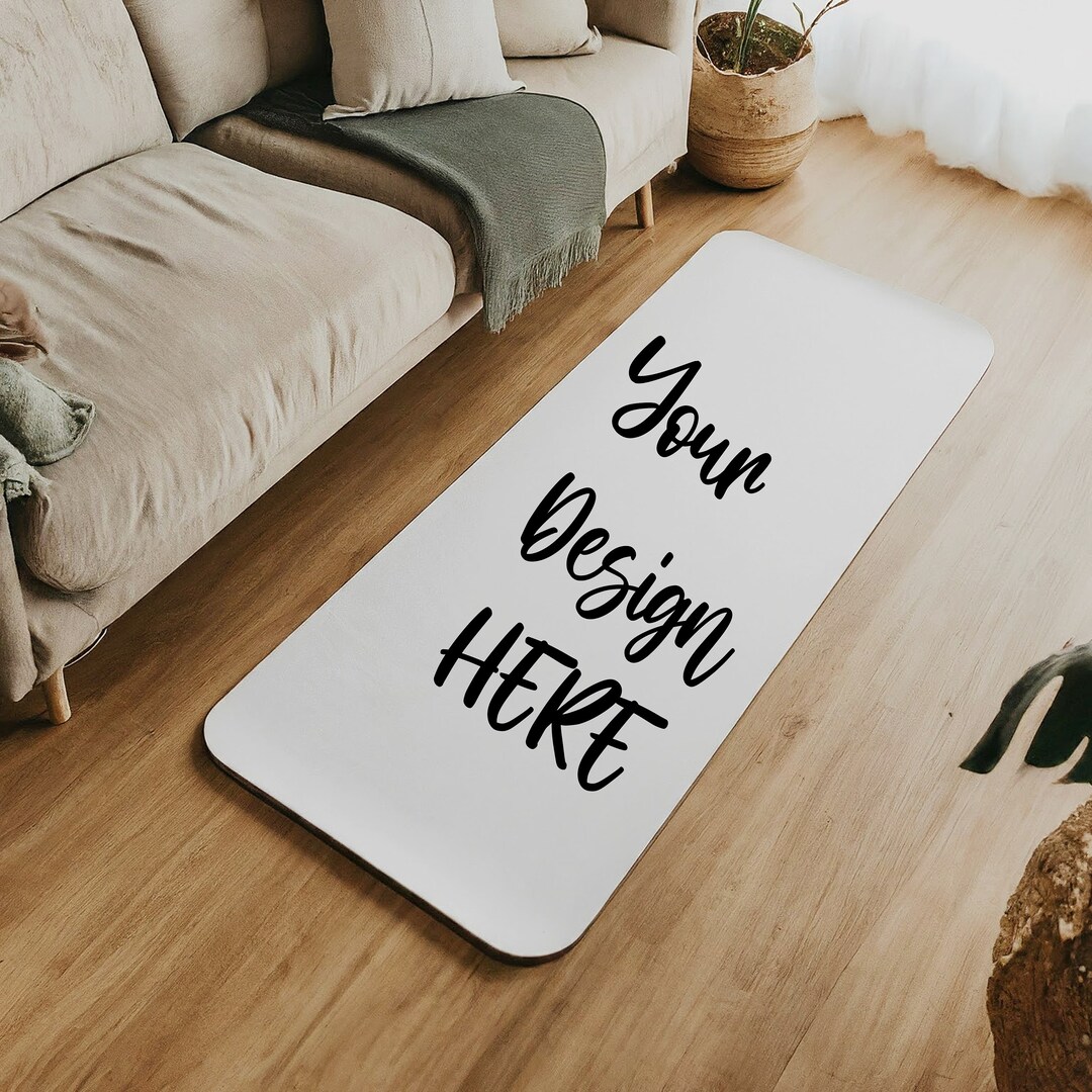 Yoga Mat Mock Up, Rubber Yoga Mat Mocks, Foam Yoga Mat Rug Mockup, Yoga ...