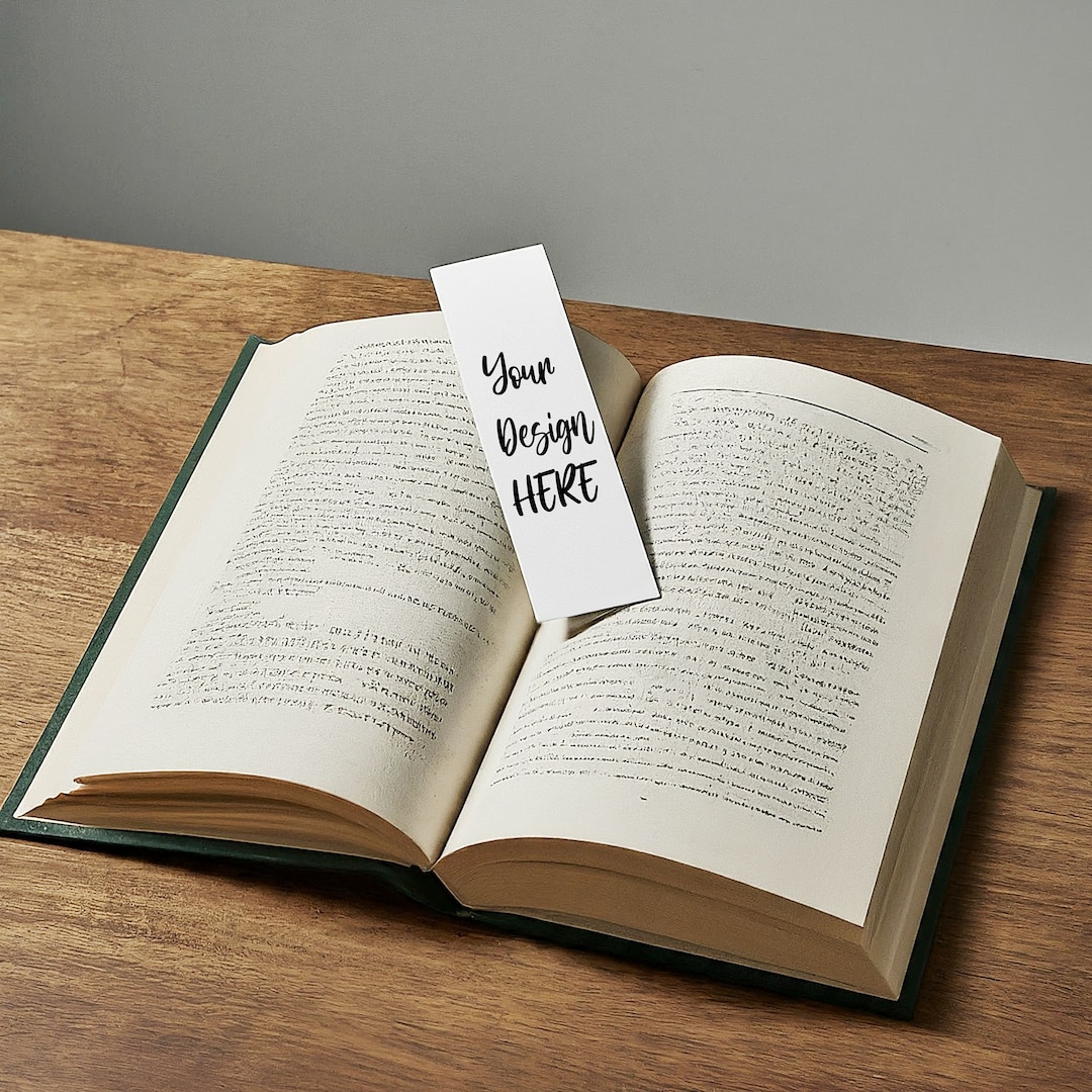 Bookmark Mockup, Marker Mock, Book Mocks, Flat Template, Clip Design ...