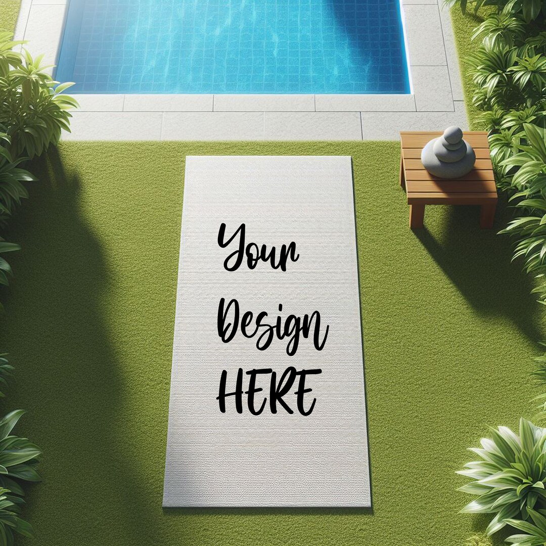 Yoga Mat Mock Up, Rubber Yoga Mat Mocks, Foam Yoga Mat Rug Mockup, Yoga ...