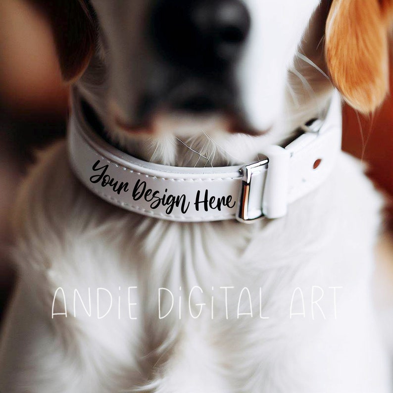 Dog Collar Mockup | Dog Mockup | Pet Collar Template | Add Your Own ...