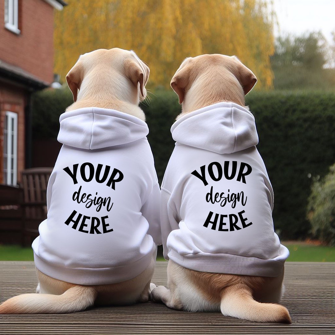 Dog Hoodie Mockup | Dog Mockup | Pet Hoodie Template | Add Your Own ...