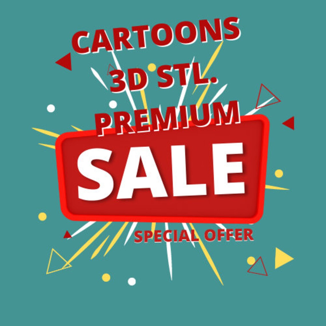 Cartoon Stl Premium Pack , 3d Printer Files Cartoon, All-in-one File ...