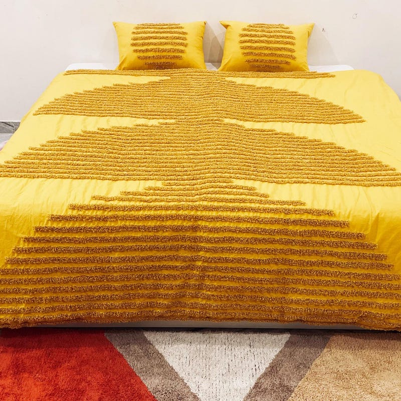 Mustard Yellow Comforter - Etsy