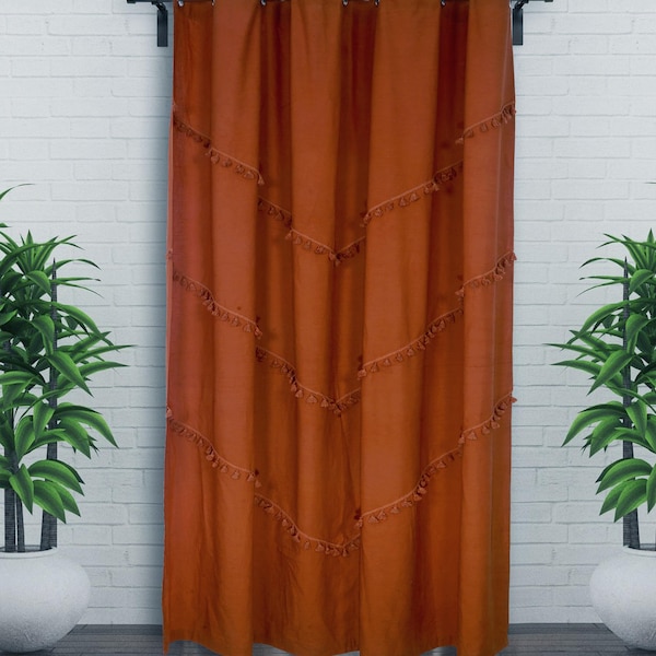 Terracotta Curtain - Etsy