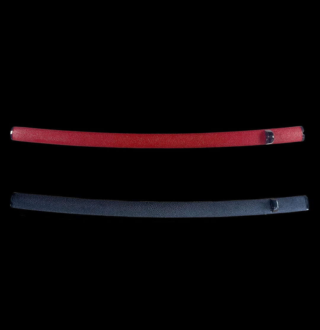 Part 2 Sheaths DIY Katana Series Integral Pearl Wrapped Fishskin Sheath ...